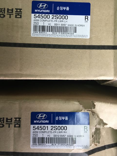 5450125000 Рычаг передней подвески правый KIA HYUNDAI | Запчасти на DRIVE2