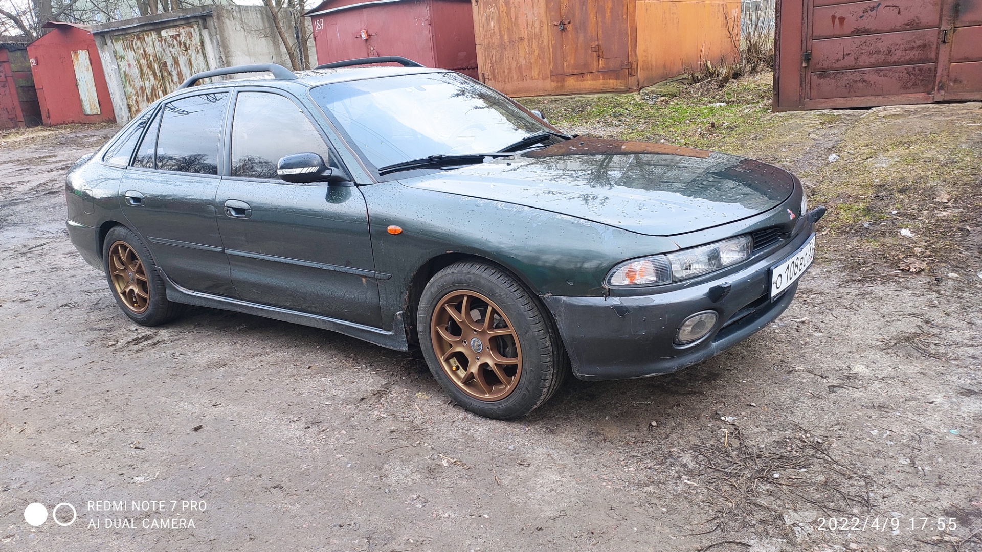 Начало тёплого сезона. — Mitsubishi Galant (7G), 2 л, 1994 года ...