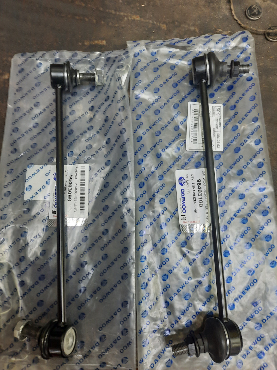 96403100 Стойка стабилизатора перед.правая GM | Запчасти на DRIVE2