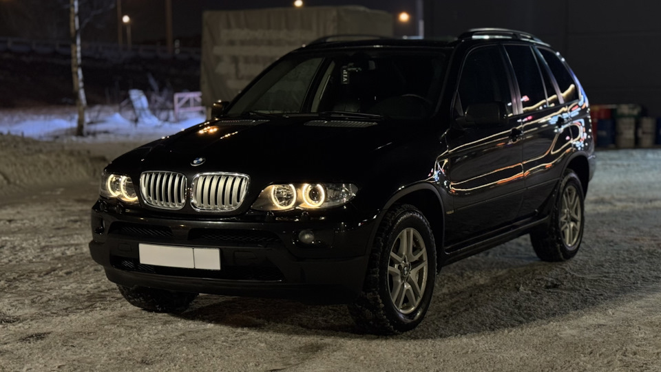 Зимние приколы ️ — BMW X5 (E53), 3 л, 2005 года | обкатка | DRIVE2