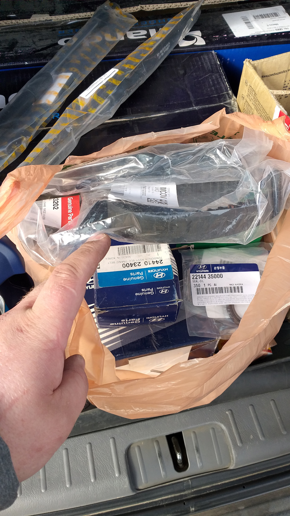 2441023400 ШКИВ НАТЯЖИТЕЛЯ РЕМНЯ ГРМ KIA HYUNDAI | Запчасти на DRIVE2