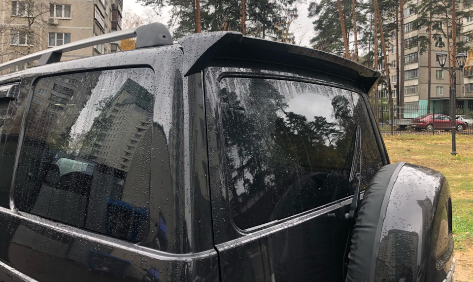 Спойлер на крышу непродувной УАЗ Patriot (часть 2) — УАЗ Patriot, 2,7 л ...