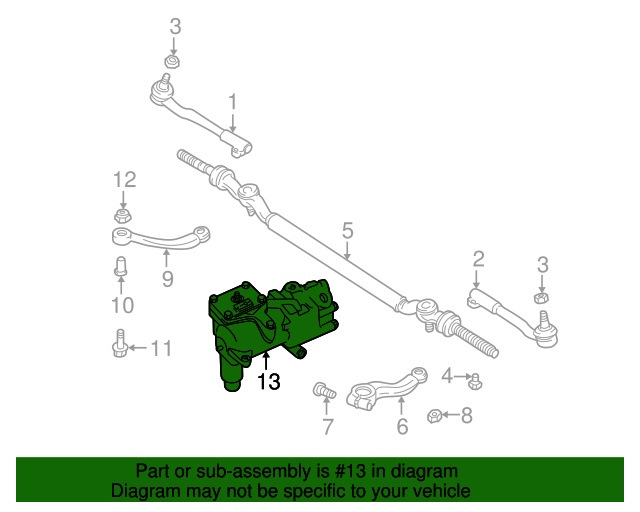 32131091789 Оборотный рулевой механизм с гидроусил. BMW | Запчасти на ...