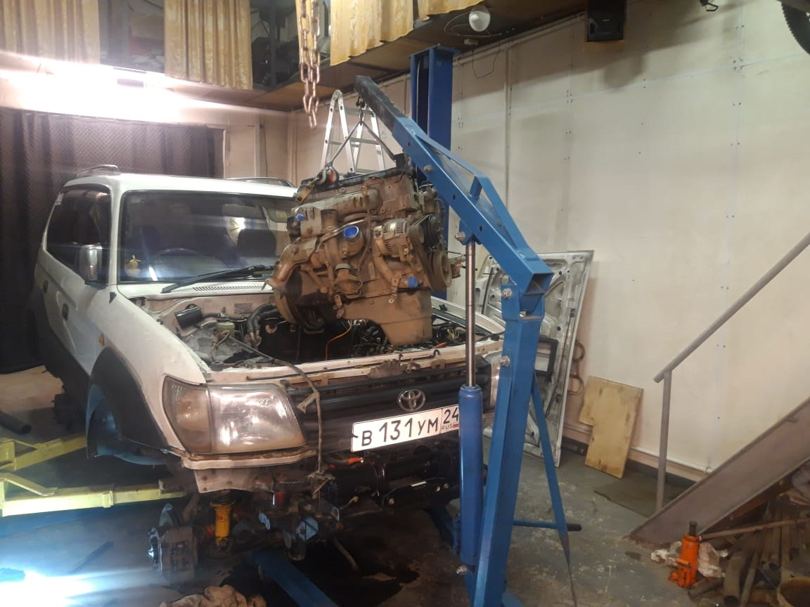 Доездился — Toyota Land Cruiser Prado 90-series, 3 л, 1997 года ...