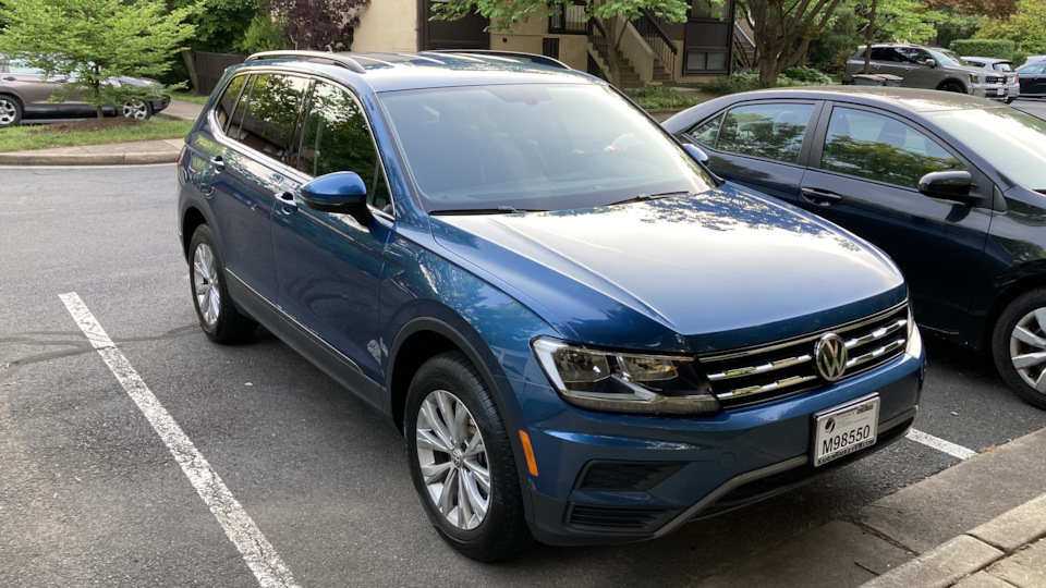 25 тыс миль. Замена масла. — Volkswagen Tiguan Allspace, 2 л, 2019 года ...