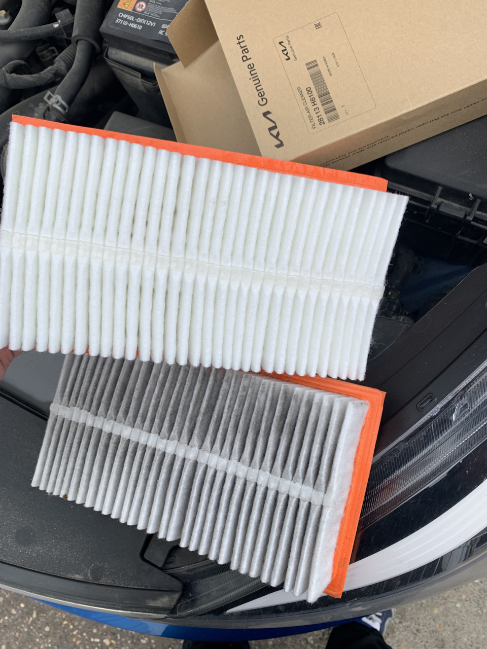 28113H8100 ФИЛЬТР ВОЗДУШНЫЙ ДВИГАТЕЛЯ KIA HYUNDAI | Запчасти на DRIVE2