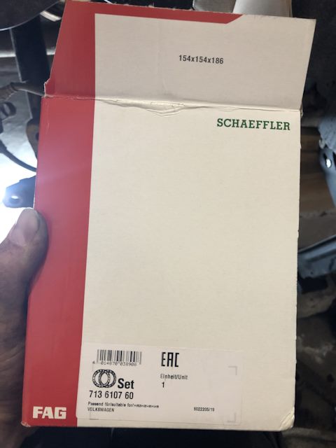 713610760 Комплект подшипника колеса FAG | Запчасти на DRIVE2