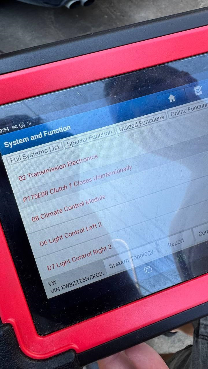 DQ500 и ошибка P175E00 — Volkswagen Tiguan (2G), 2 л, 2018 года ...