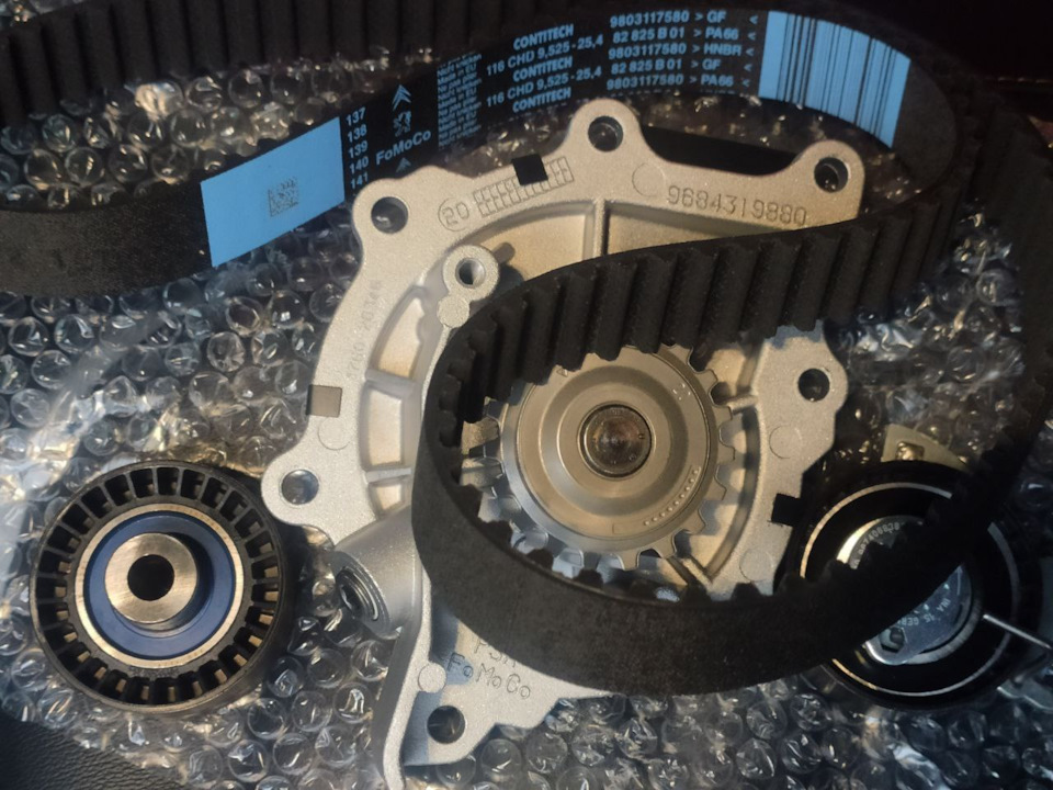 1610278280 Комплект ремня ГРМ Peugeot Citroen | Запчасти на DRIVE2