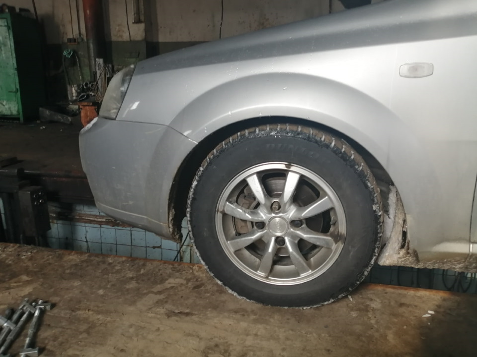 Поломка передней пружины — Chevrolet Lacetti Sedan, 1,4 л, 2011 года ...