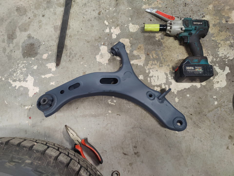 Замена сайленблоков передних рычагов + стоек стаба — Subaru Outback (BR ...