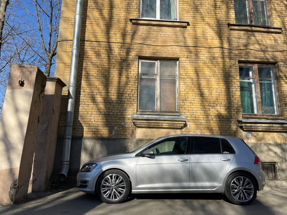 Переход на R18, новый комплект на Goodyear — Volkswagen Golf Mk7, 1,4 л ...