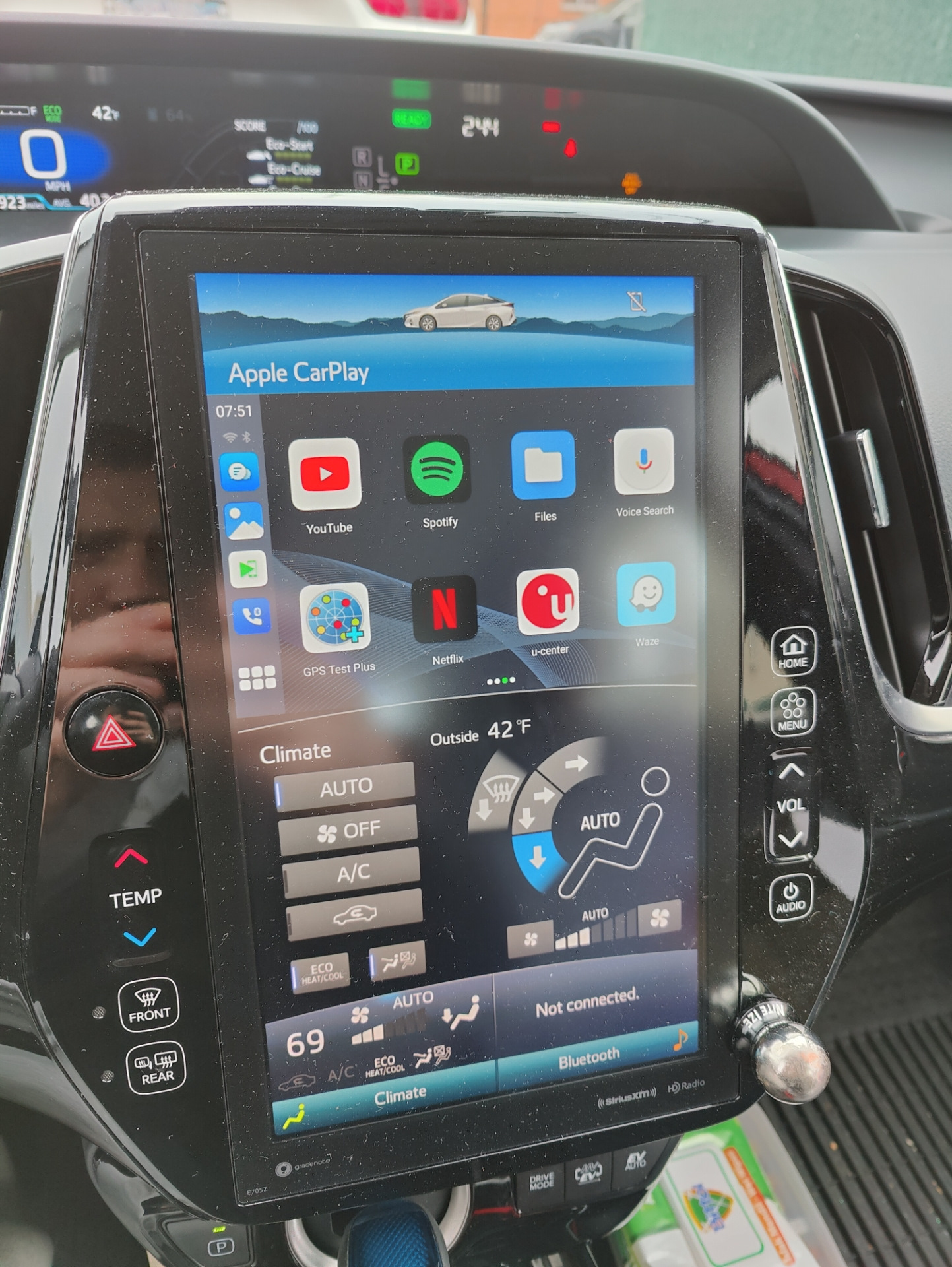 Андроид в Prius Prime carplay — Toyota Prius Plug-in Hybrid (2G), 1,8 л ...