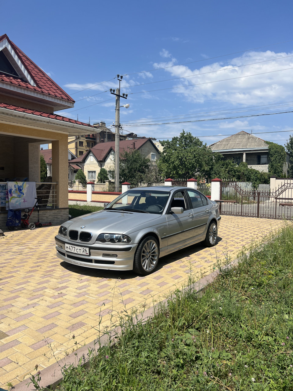 Примерка колес — BMW 3 series (E46), 1,8 л, 2000 года | стайлинг | DRIVE2
