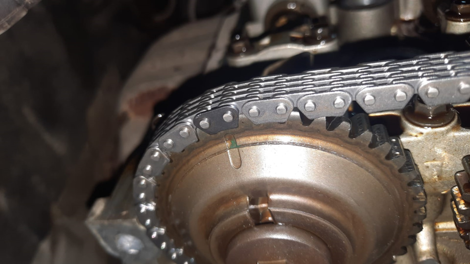 Замена цепи ГРМ и запчастей вокруг — Nissan Note (1G), 1,6 л, 2008 года ...