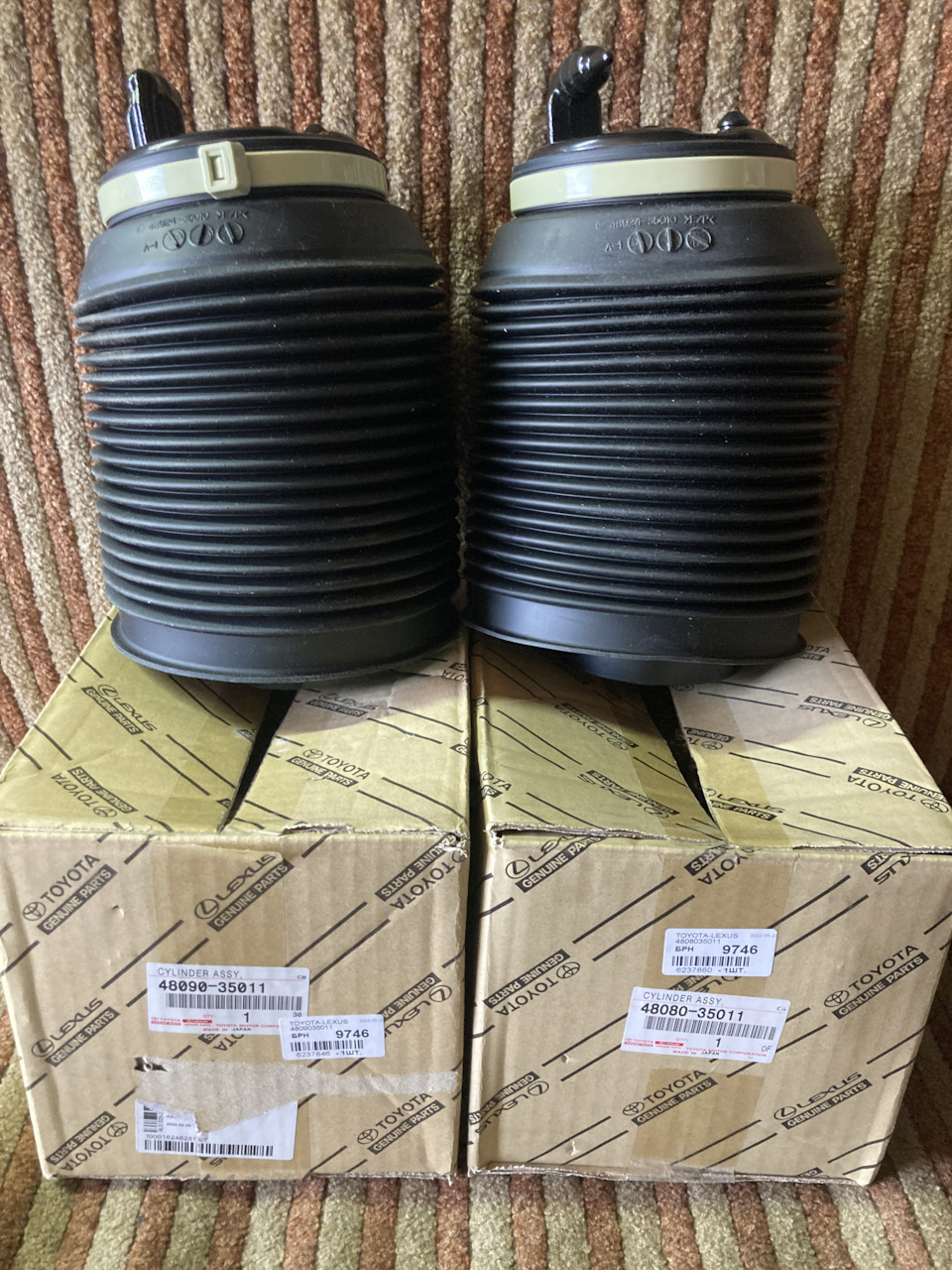 Пневма, замена подушек — Toyota Land Cruiser Prado 120-series, 4 л ...