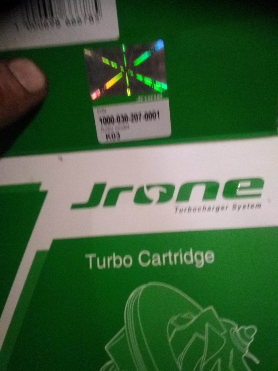 1000030207 Картридж турбины Jrone K03 JRONE | Запчасти на DRIVE2