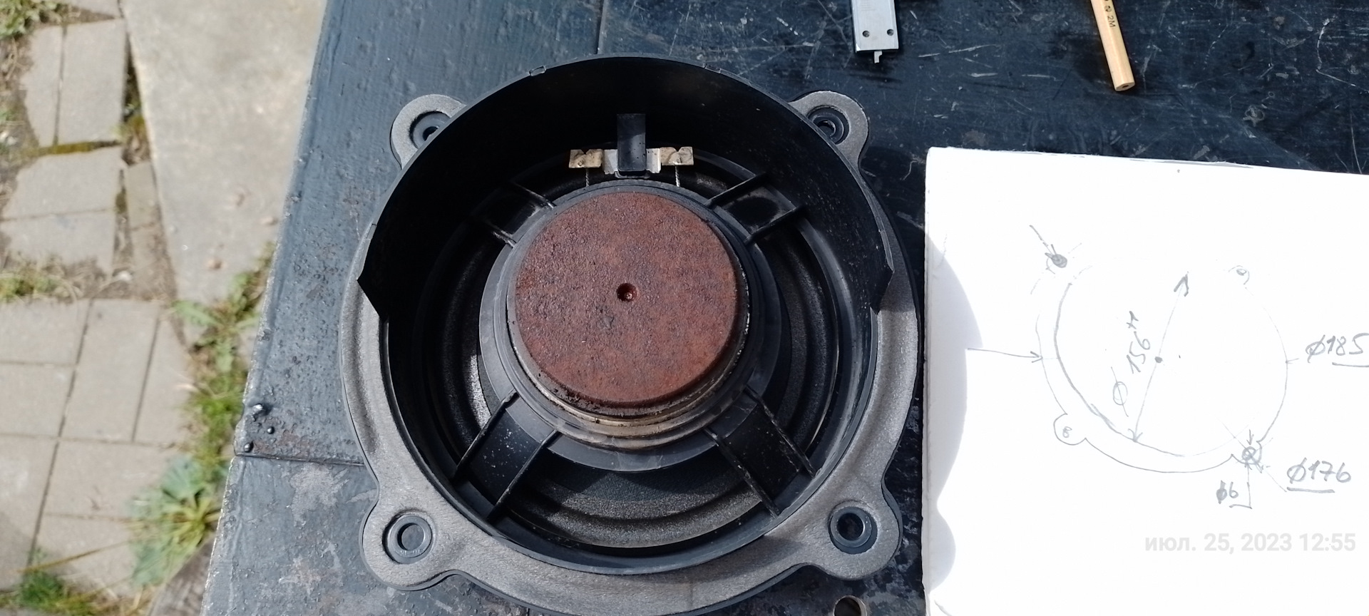 ВМ! Размер передних динамиков. — SsangYong Kyron, 2 л, 2013 года ...