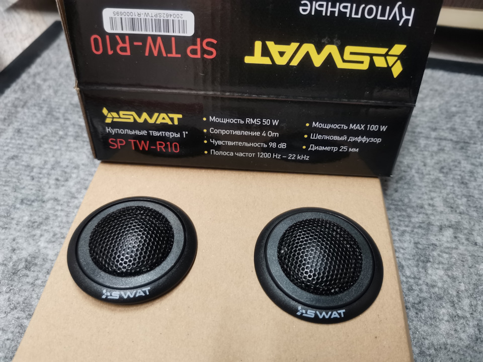 Твитеры Swat sp tw-r10 вместо штатных — Toyota Chaser (100), 2 л, 2000 года | автозвук | DRIVE2