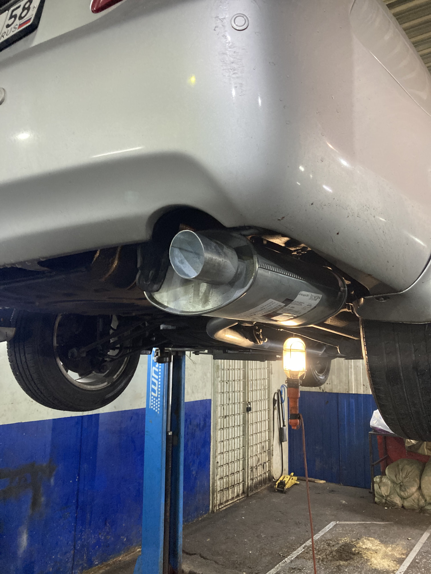 Выхлопная «система» TRIALLI для камри 40 — Toyota Camry (XV40), 2,4 л ...