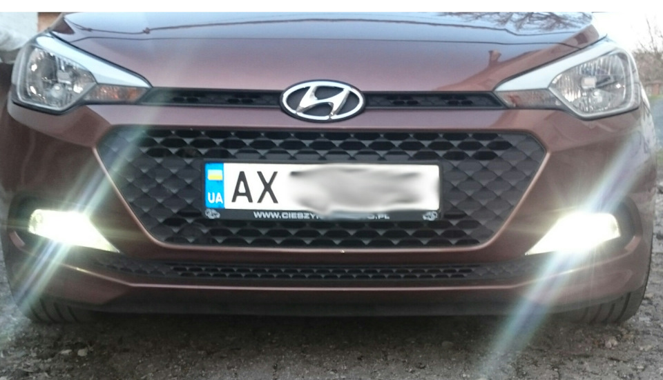 Led osram ДХО — Hyundai i20, 1,2 л, 2016 года | аксессуары | DRIVE2