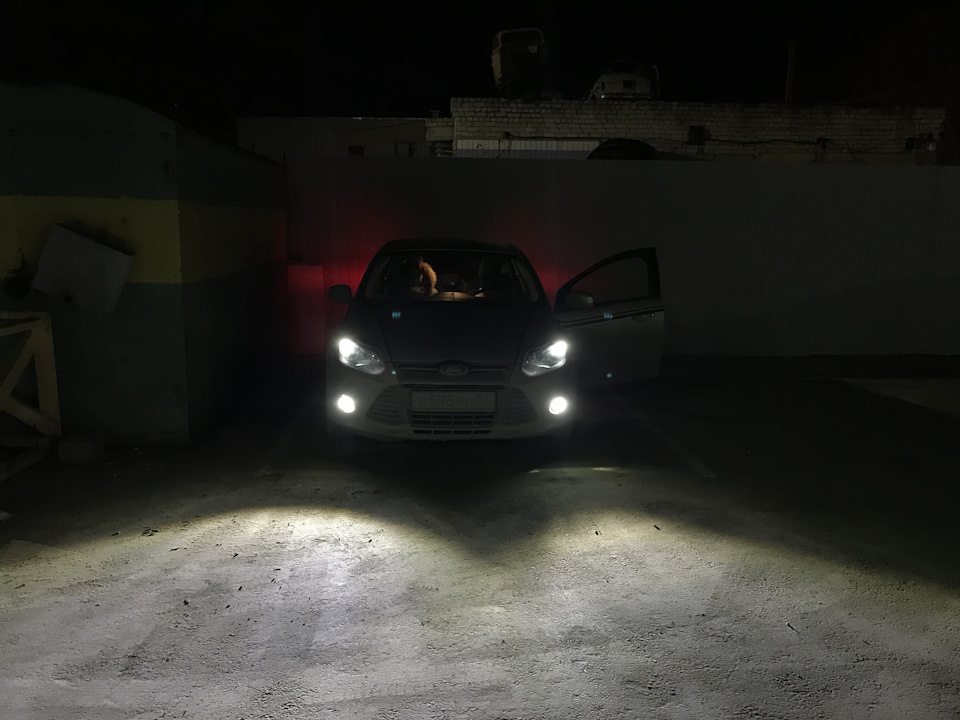 Замена птф на диодные — Ford Focus Hatchback III, 1,6 л, 2012 года ...