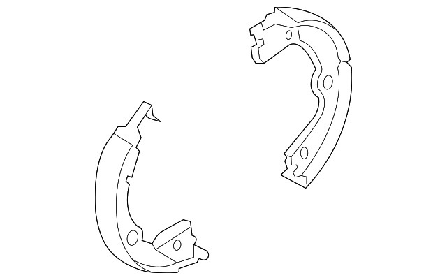 58305D3A00 КОМПЛЕКТ ТОРМОЗНЫХ КОЛОДОК C НАКЛАДКАМИ (4ШТ) KIA HYUNDAI ...