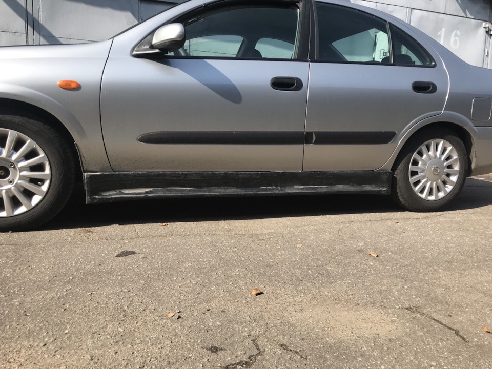 Пороги — Nissan Almera II (N16), 1,5 л, 2005 года | стайлинг | DRIVE2