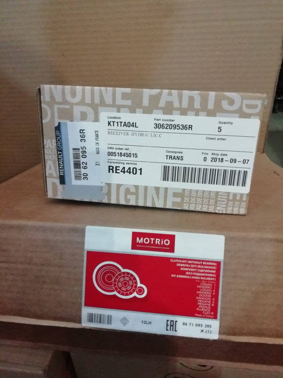 306209536R Подшипник выжимной гидравлический RENAULT | Запчасти на DRIVE2