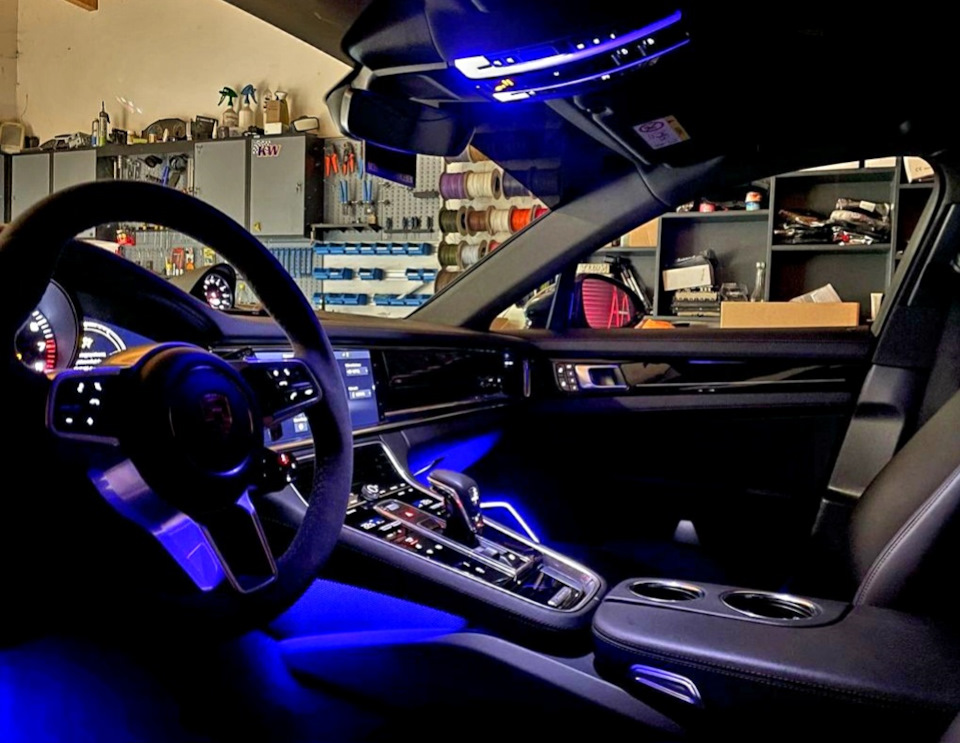Контурная подсветка PORSCHE PANAMERA G2 — DRIVE2
