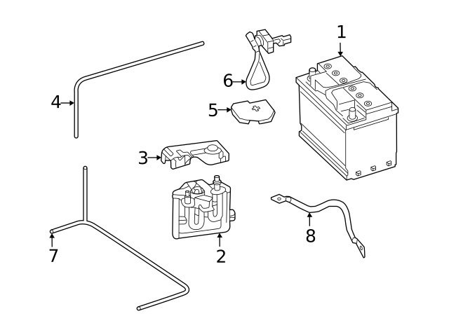 A0019824308 Батарея аккумуляторная Mercedes | Запчасти на DRIVE2