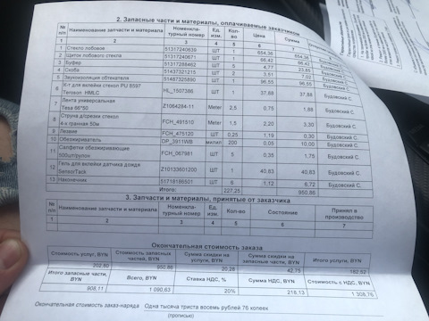 51487325890 Звукоизоляция обтекателя BMW | Запчасти на DRIVE2