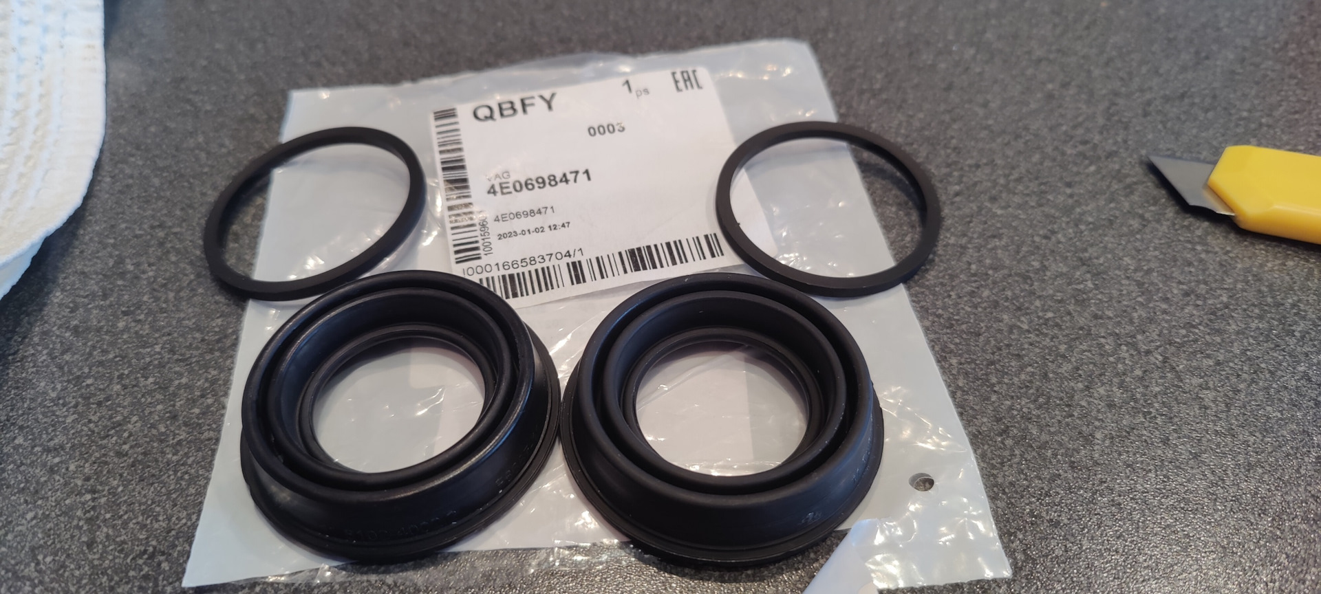 Установка суппортов ATE Teves под диск 356 мм (часть 1) — Audi Q5 (1G ...