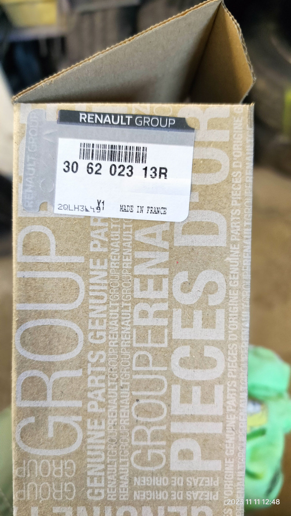 306202313R Цилиндр сцепления рабочий RENAULT | Запчасти на DRIVE2