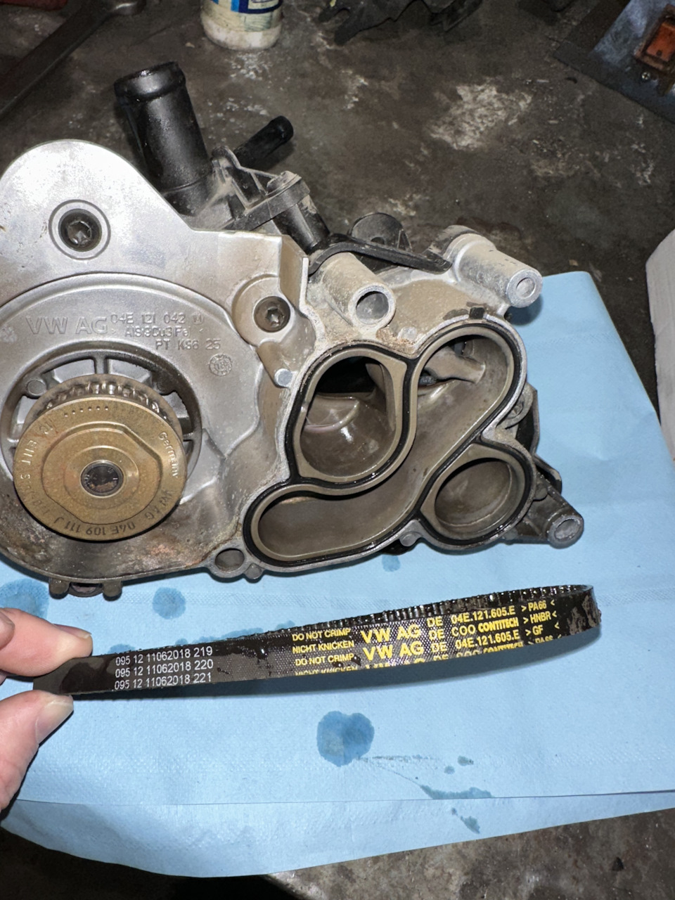 04E121605E Ремень зубчатый VAG | Запчасти на DRIVE2