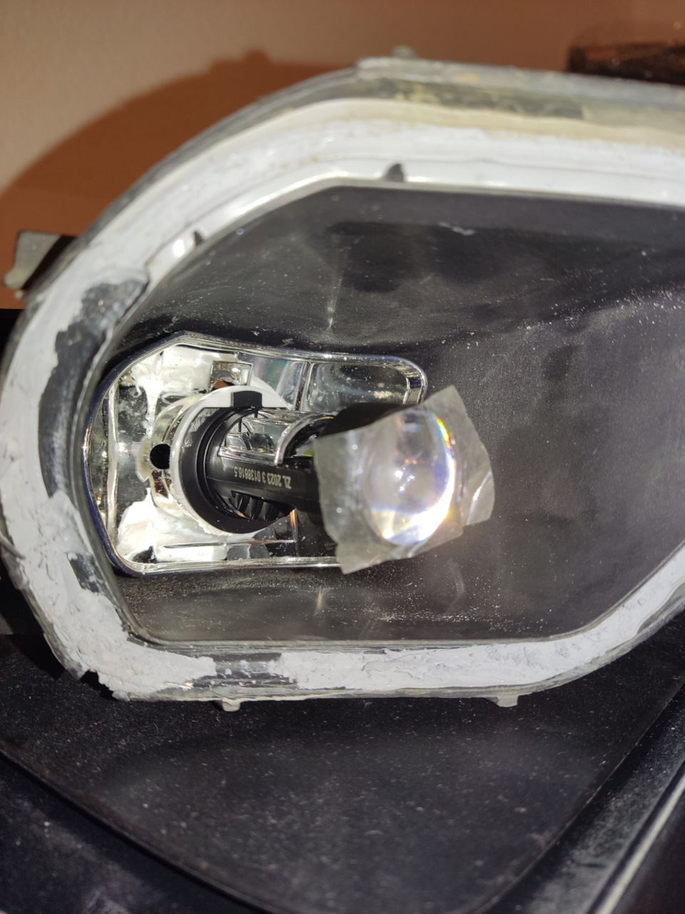 Mini Bi-led Линзы в ПТФ #2 — Nissan Maxima QX (A33), 3 л, 2005 года ...