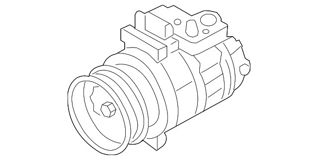 7L6820803P Компрессор кондиционера VAG | Запчасти на DRIVE2