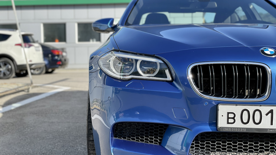 BMW M5 (F10) 4.4 бензиновый 2013 | 001 Monte carlo blue на DRIVE2