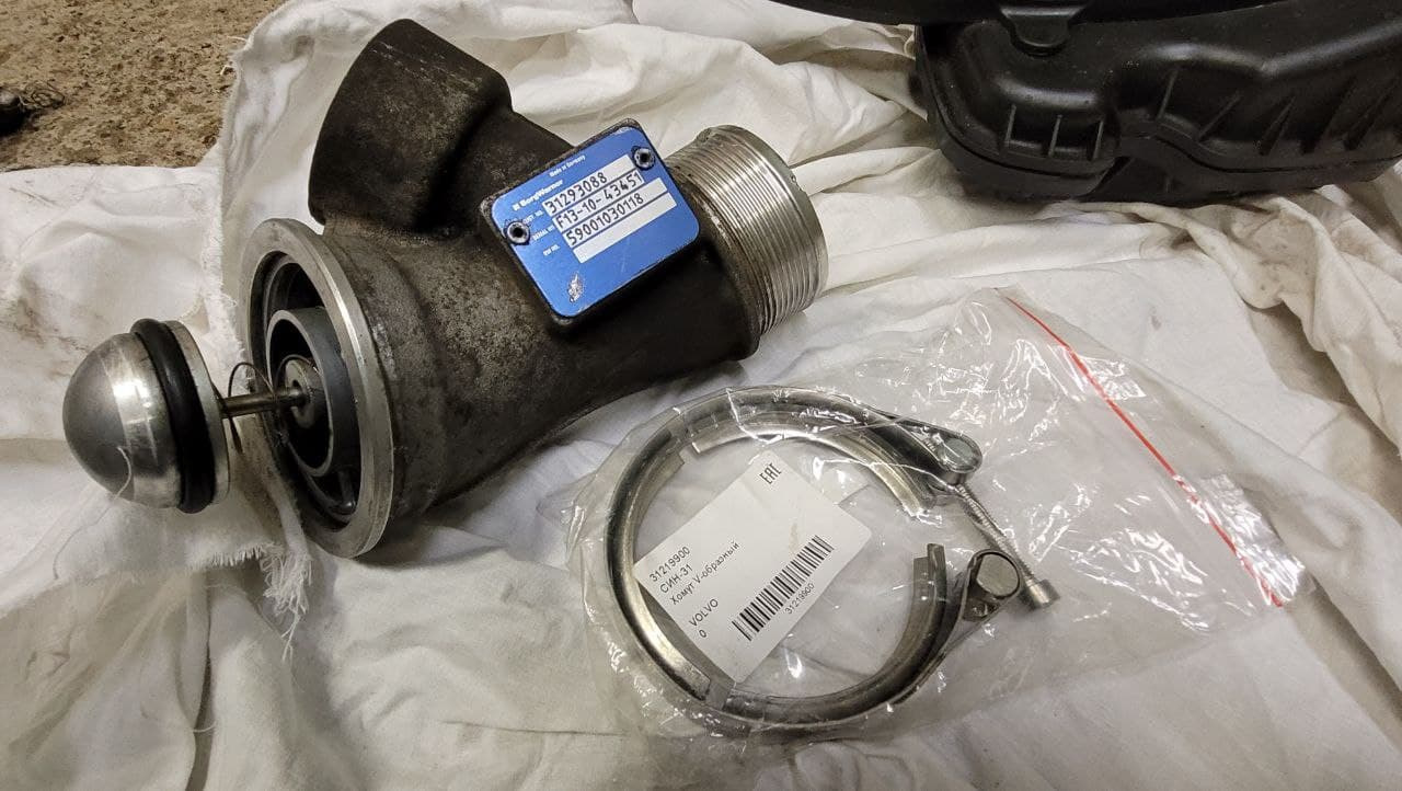 Замена гофры глушителя и попутная работа — Volvo XC60 (1G), 2,4 л, 2010 ...