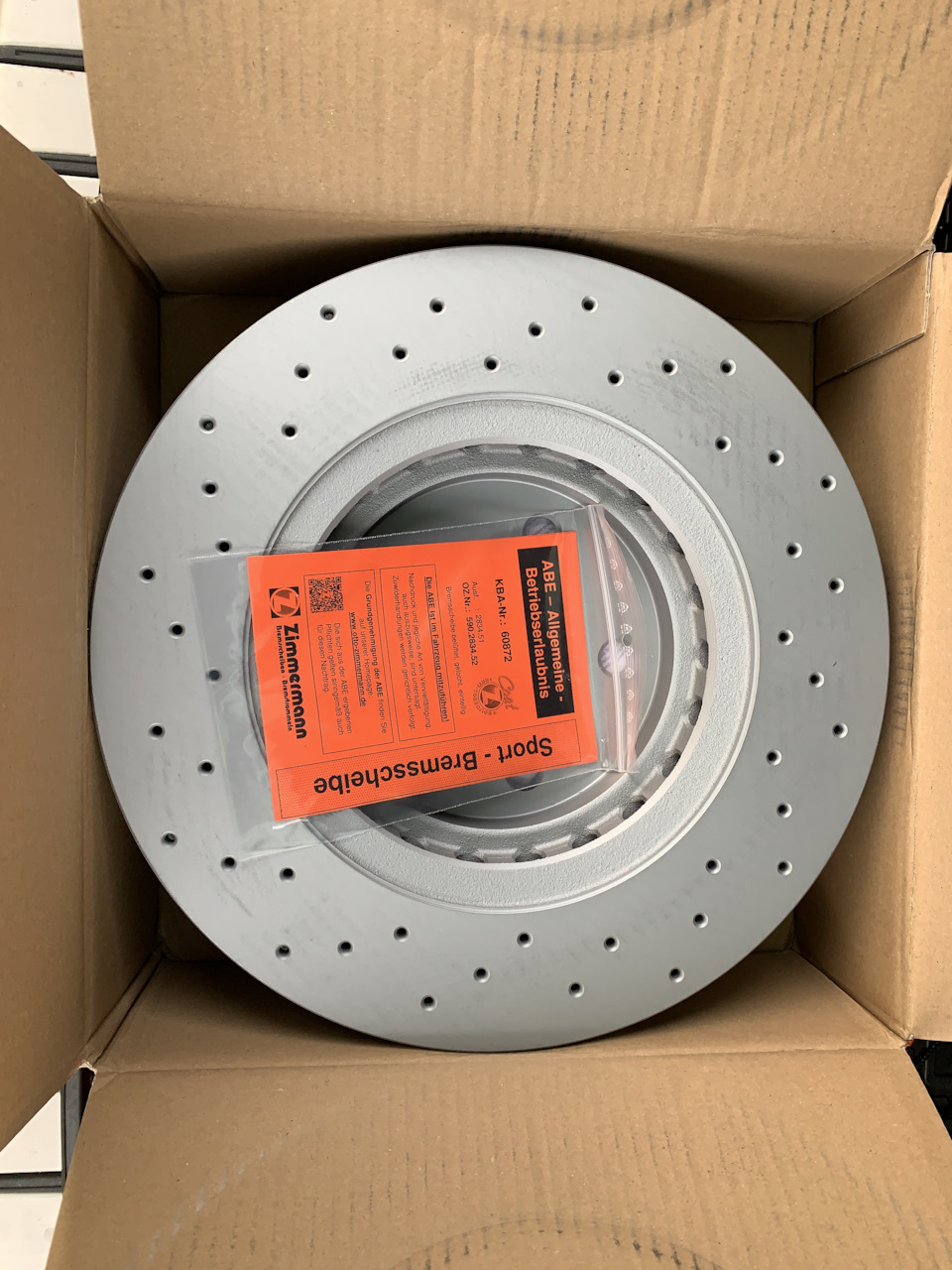 590283452 Тормозной диск SPORT COAT Z, 328 мм, перфорированный ...