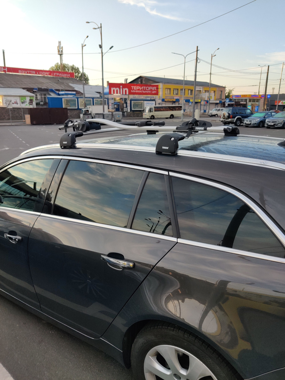 Поперечены Thule Wingbar edge 9595 — Opel Insignia (1G), 2 л, 2014 года ...