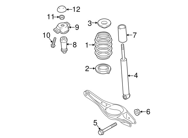 5Q0511115JS Пружина VAG | Запчасти на DRIVE2