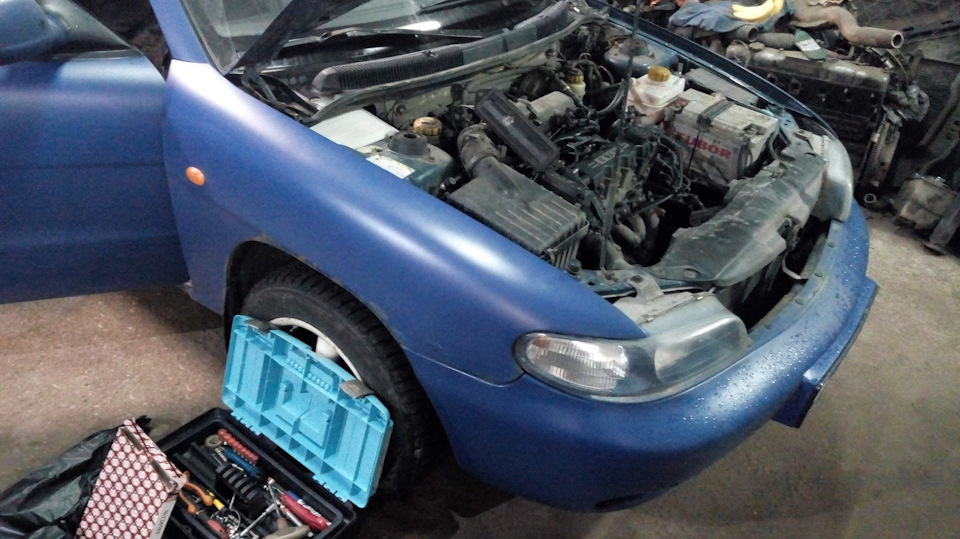 Большое ТО тормозной системы.+По мелочи. — Daewoo Nubira I, 1,6 л, 1998 ...