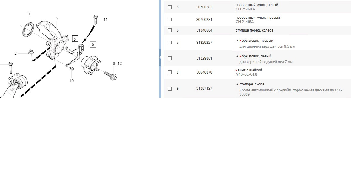 Замена передней ступицы V50 — Volvo V50, 2,5 л, 2009 года | своими ...