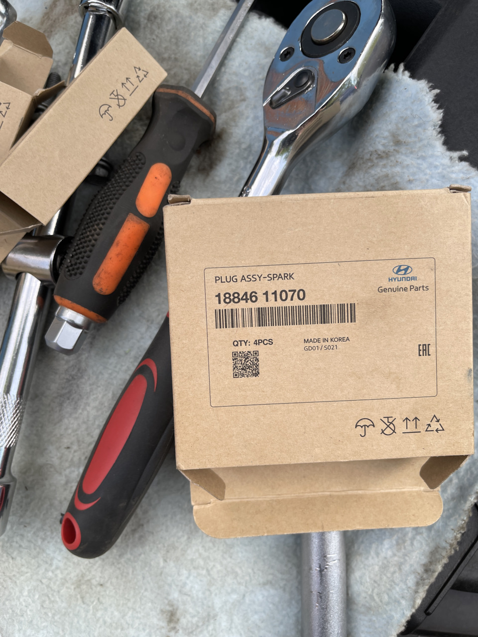 1884611070 СВЕЧИ ЗАЖИГАНИЯ KIA HYUNDAI | Запчасти на DRIVE2