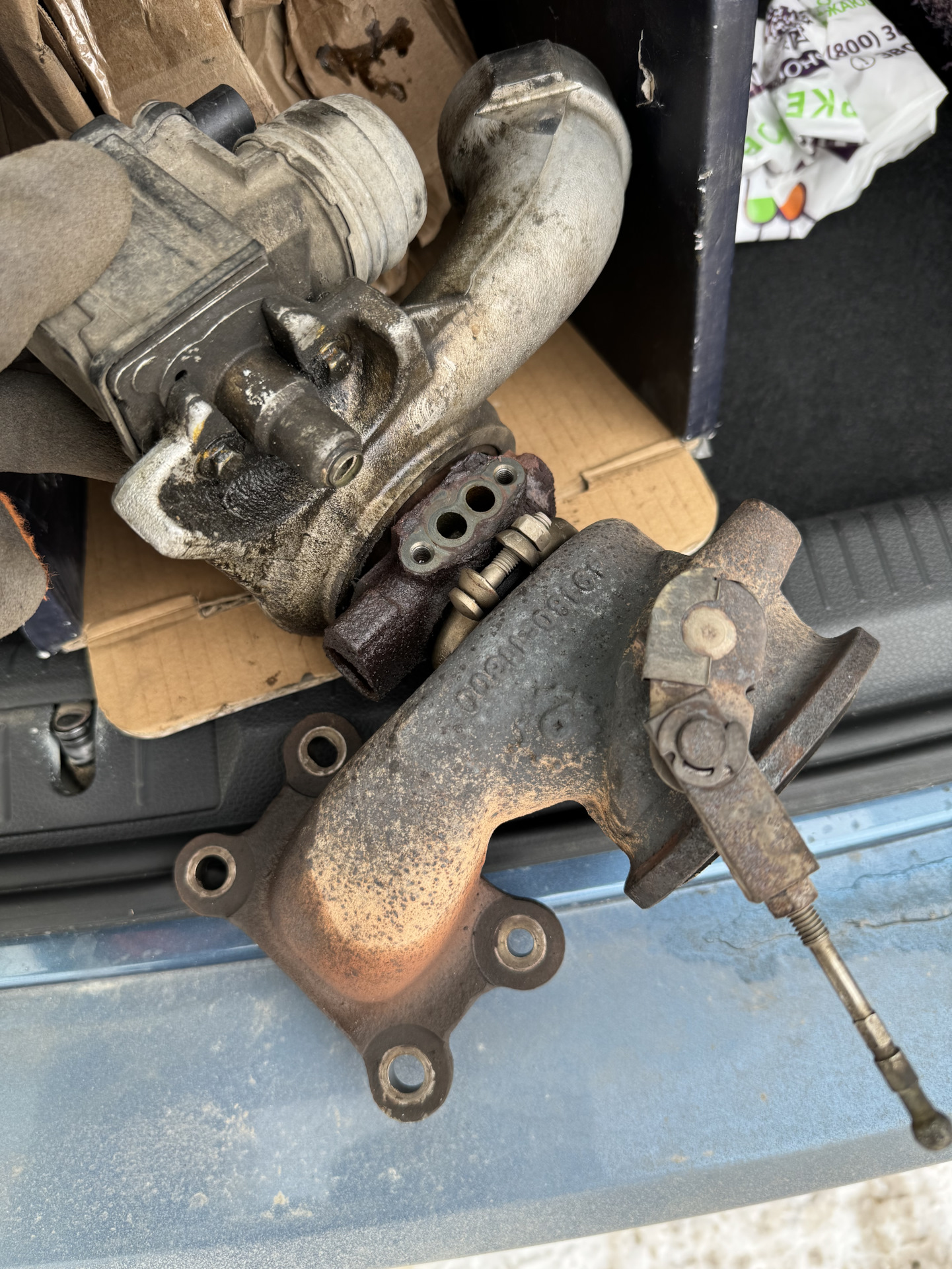 Замена турбины cxsa на chpa — Volkswagen Golf Mk7, 1,4 л, 2013 года ...