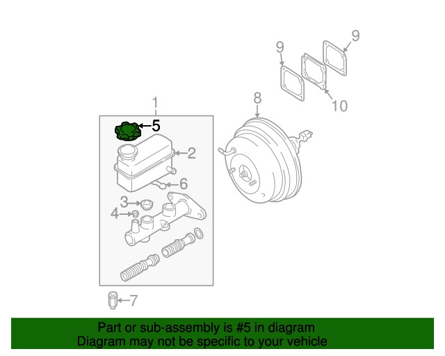 5853125300 Крышка главного тормозного цилиндра KIA HYUNDAI | Запчасти ...