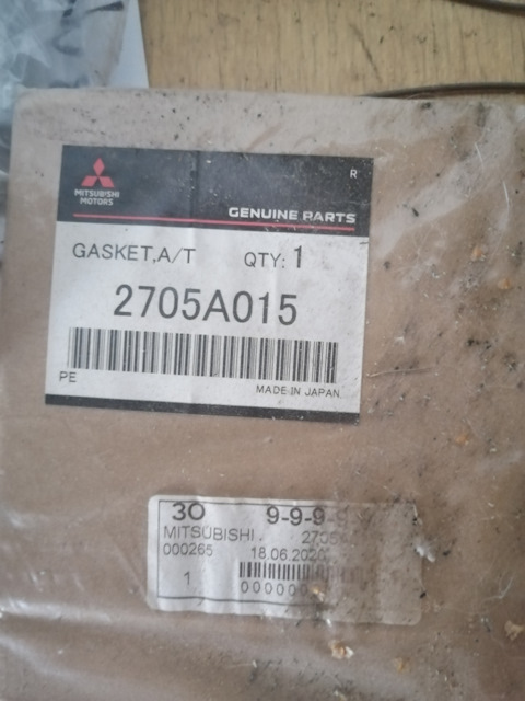 2705A015 Прокладка поддона АКПП (CVT) PSA 4007, 4008, C-Crosser 2.4i ...