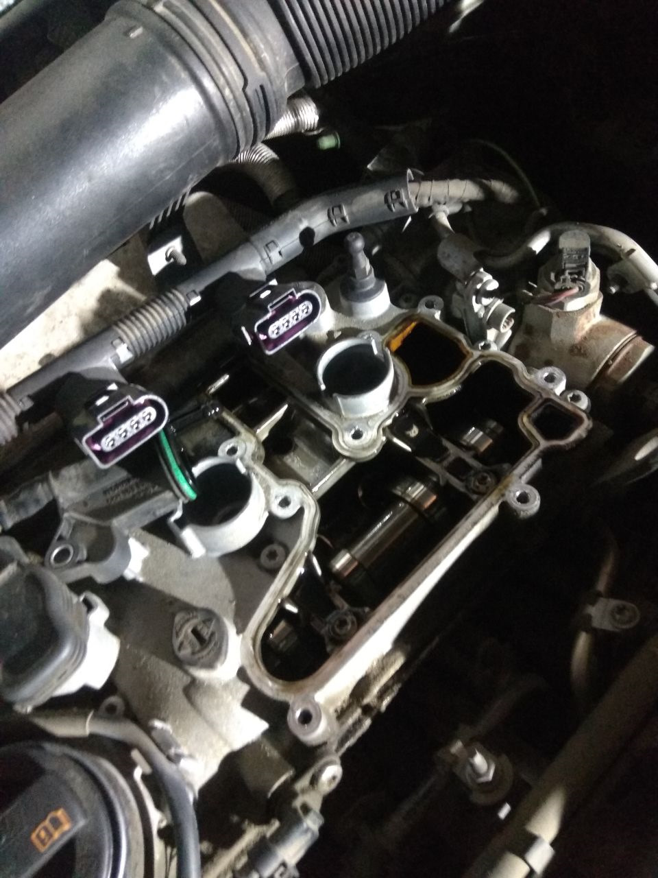 Замена маслоотделителя и устранение ошибки P2177 — Audi Q3 (1G), 2 л ...