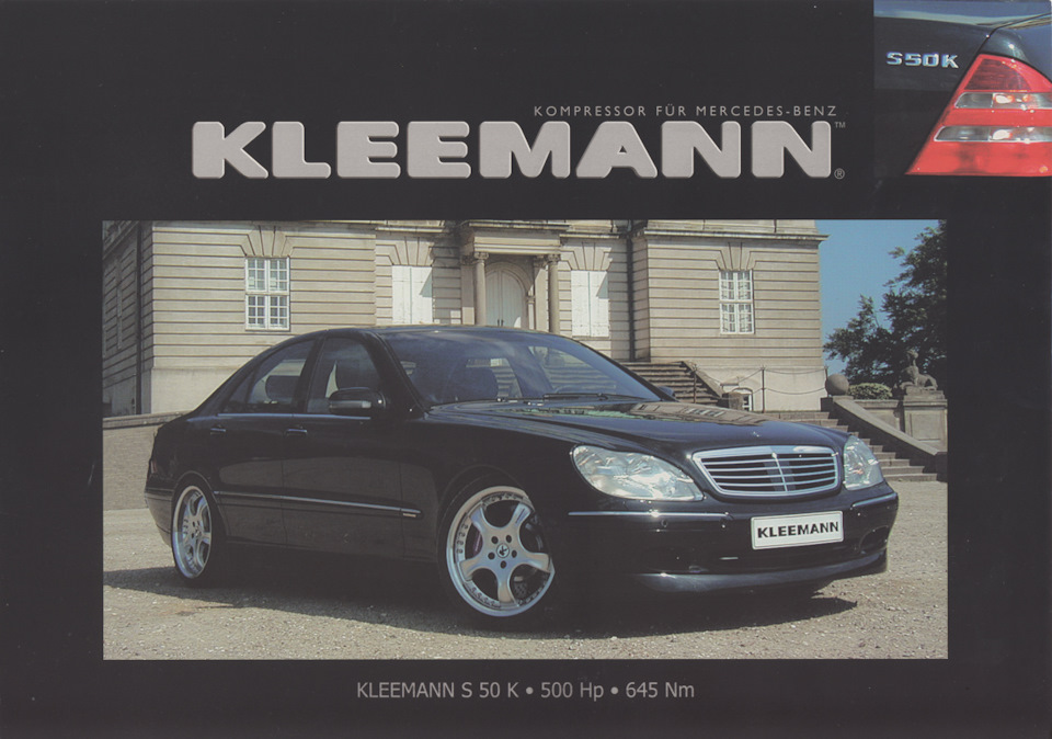 Kleemann for Mercedes-Benz. 2002. — Mercedes-Benz S-Class (W220), 4,3 л ...